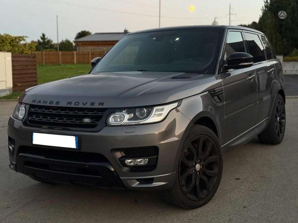 Pelēks Land Rover Range Rover Sport 2015 Klaipėda, ar dzinēja tilpumu 5.00 L un nobraukumu 187 tūkst. km par 23400 €, foto 4 vietnē AUTOMOTO.COM.LV