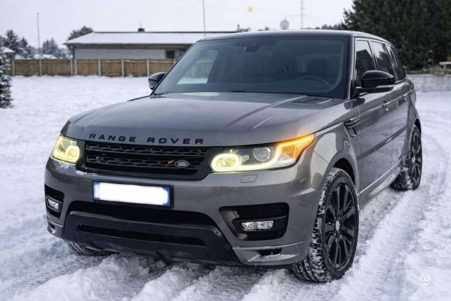 Pelēks Land Rover Range Rover Sport 2015 Klaipėda, ar dzinēja tilpumu 5.00 L un nobraukumu 187 tūkst. km par 23400 €, foto 2 vietnē AUTOMOTO.COM.LV