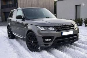 Pelēks Land Rover Range Rover Sport 2015 Klaipėda, ar dzinēja tilpumu 5.00 L un nobraukumu 187 tūkst. km par 23400 €, foto 3 vietnē AUTOMOTO.COM.LV
