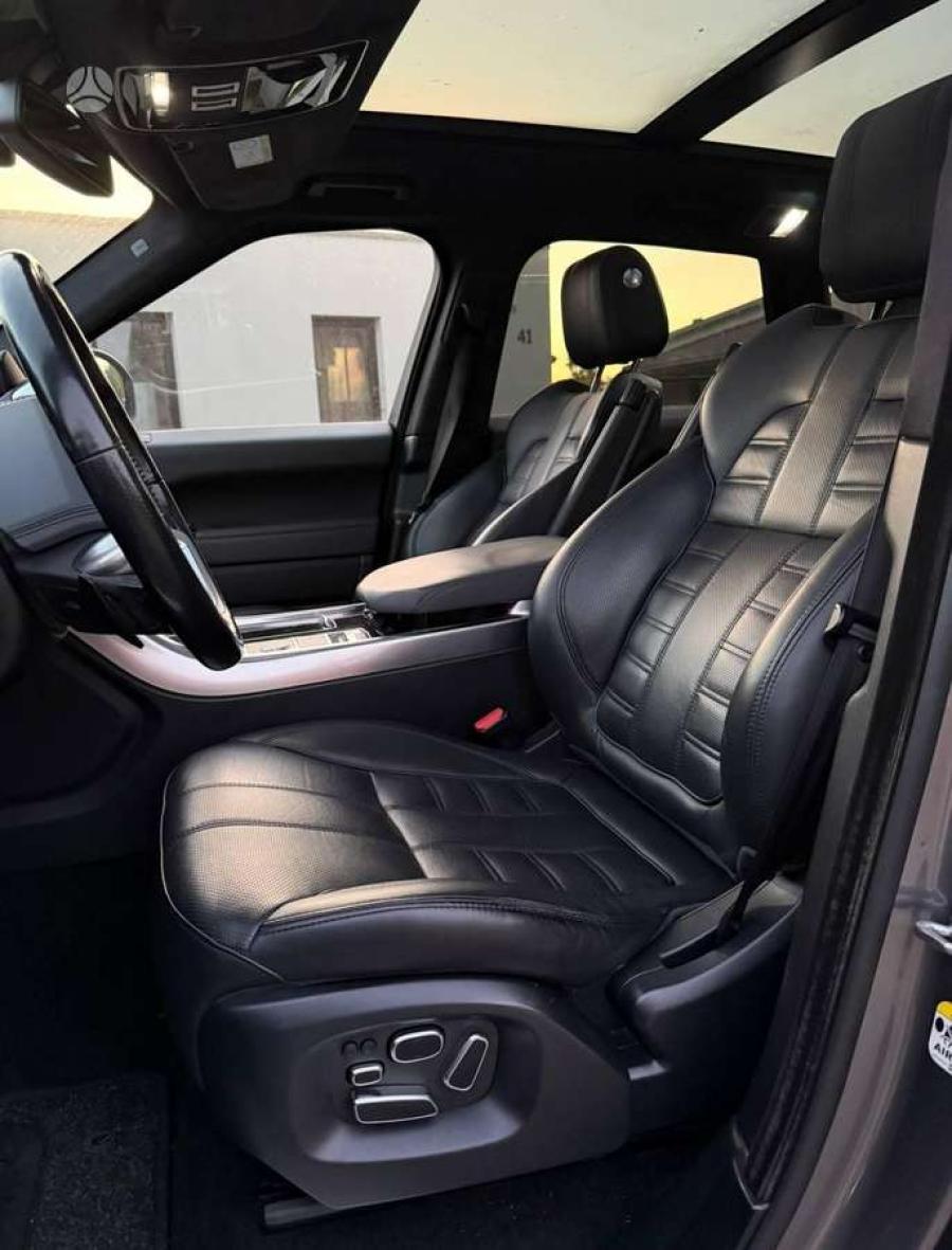 Pelēks Land Rover Range Rover Sport 2015 Klaipėda, ar dzinēja tilpumu 5.00 L un nobraukumu 187 tūkst. km par 23400 €, foto 15 vietnē AUTOMOTO.COM.LV