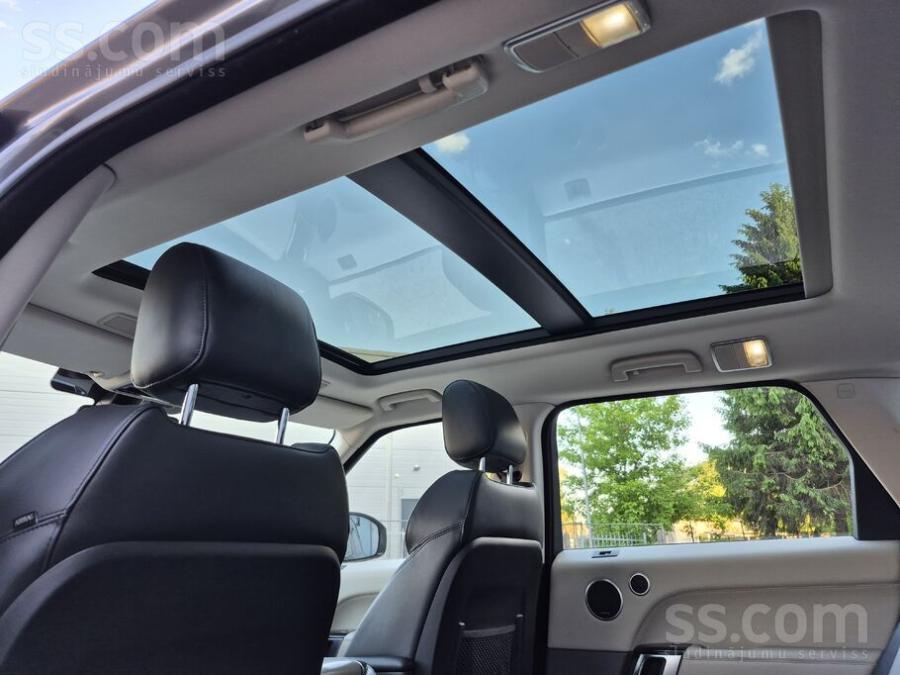 Grey Land Rover Range Rover Sport 2015 in Riga, with an engine capacity of 3.00 L and mileage of 171 thousand km for 16500 €, photo 12 on AUTOMOTO.COM.LV