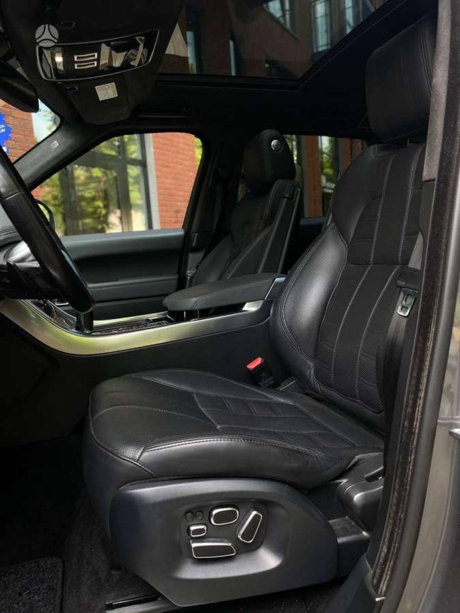 Pelēks Land Rover Range Rover Sport 2015 Klaipėda, ar dzinēja tilpumu 5.00 L un nobraukumu 192 tūkst. km par 19800 €, foto 30 vietnē AUTOMOTO.COM.LV