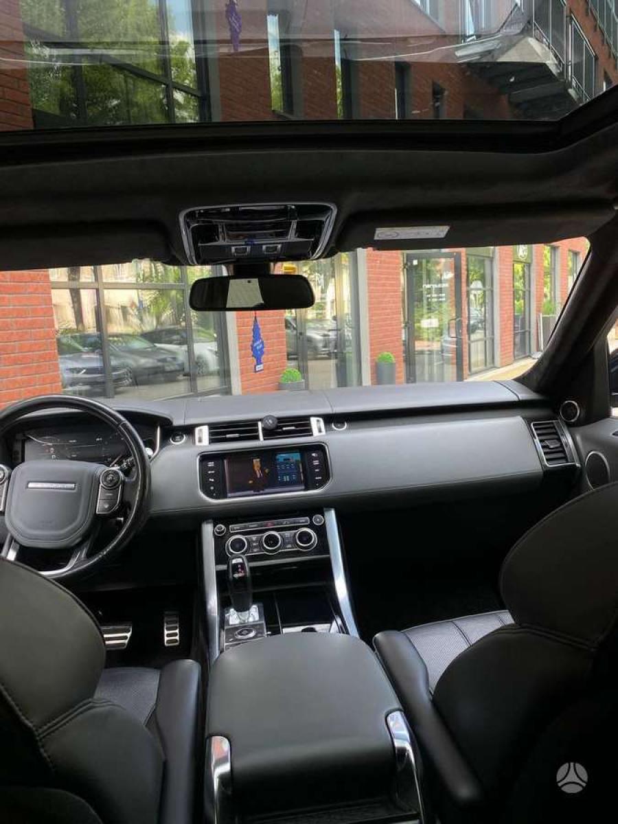 Grey Land Rover Range Rover Sport 2015 in Klaipeda, with an engine capacity of 5.00 L and mileage of 192 thousand km for 21500 €, photo 19 on AUTOMOTO.COM.LV