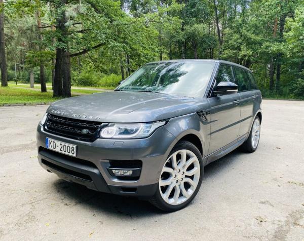 Pelēks Land Rover Range Rover Sport 2015 Rīga, ar dzinēja tilpumu 3.00 L un nobraukumu 0 tūkst. km par 14990 €, foto 2 vietnē AUTOMOTO.COM.LV