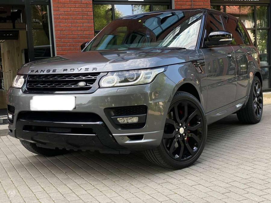 Grey Land Rover Range Rover Sport 2015 in Klaipeda, with an engine capacity of 5.00 L and mileage of 192 thousand km for 19900 €, photo 1 on AUTOMOTO.COM.LV