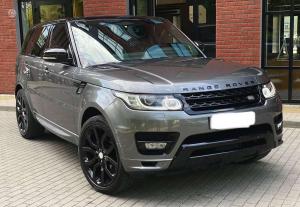 Grey Land Rover Range Rover Sport 2015 in Klaipeda, with an engine capacity of 5.00 L and mileage of 192 thousand km for 19900 €, photo 3 on AUTOMOTO.COM.LV