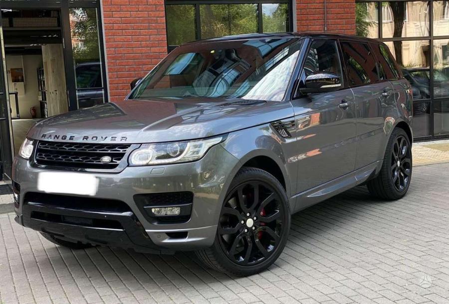 Grey Land Rover Range Rover Sport 2015 in Klaipeda, with an engine capacity of 5.00 L and mileage of 192 thousand km for 19900 €, photo 5 on AUTOMOTO.COM.LV