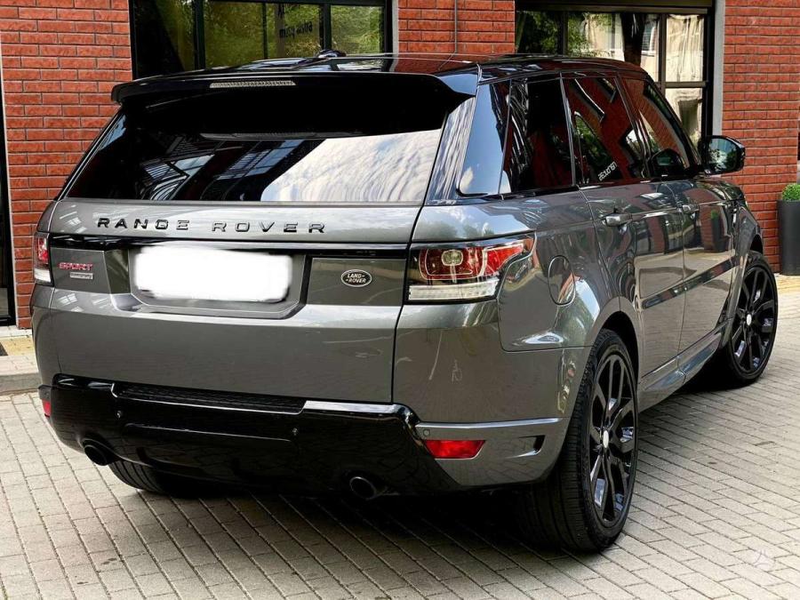 Grey Land Rover Range Rover Sport 2015 in Klaipeda, with an engine capacity of 5.00 L and mileage of 192 thousand km for 19900 €, photo 9 on AUTOMOTO.COM.LV