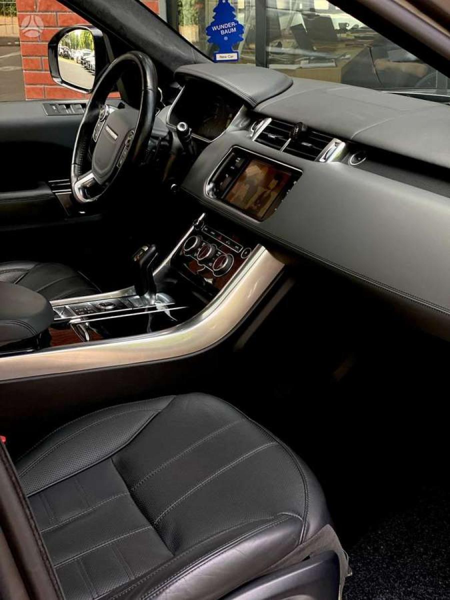 Grey Land Rover Range Rover Sport 2015 in Klaipeda, with an engine capacity of 5.00 L and mileage of 192 thousand km for 19900 €, photo 29 on AUTOMOTO.COM.LV