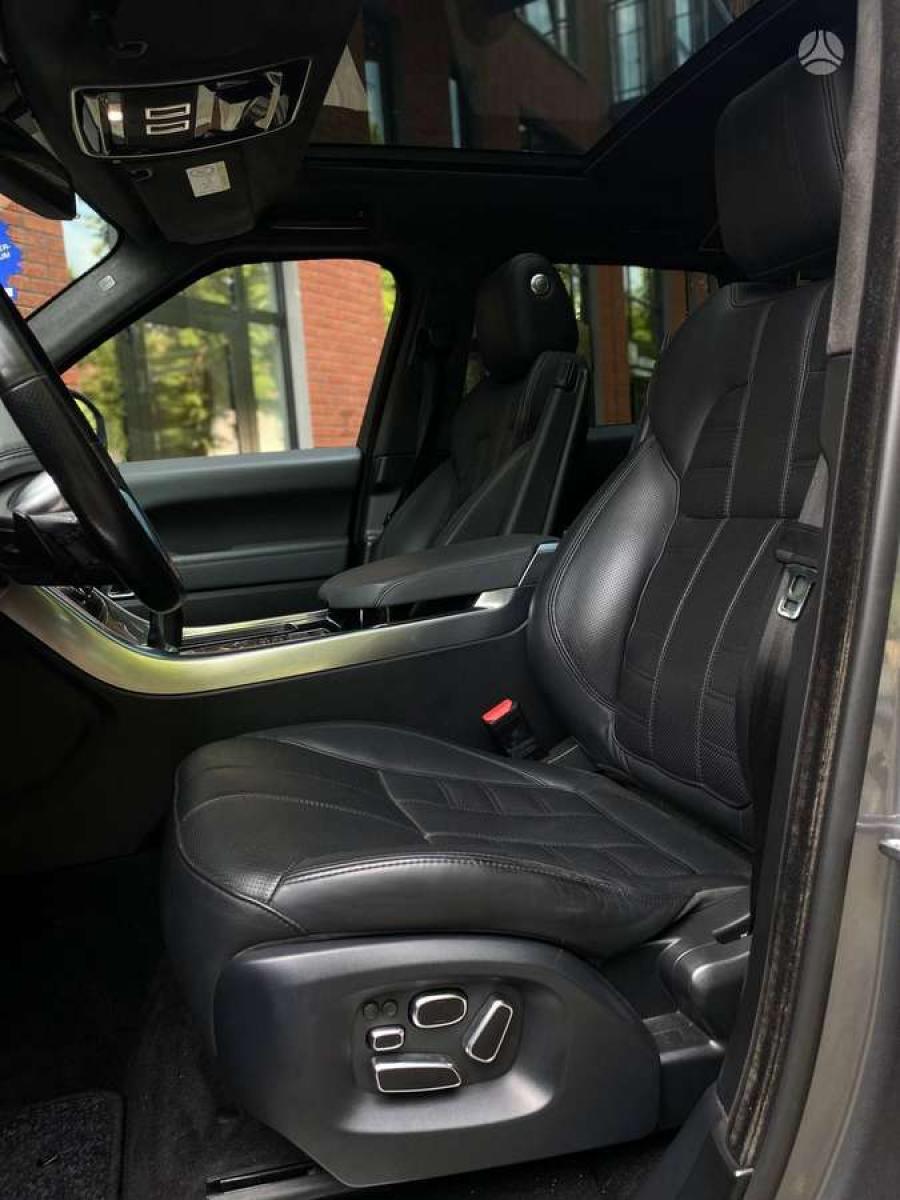 Grey Land Rover Range Rover Sport 2015 in Klaipeda, with an engine capacity of 5.00 L and mileage of 192 thousand km for 19900 €, photo 30 on AUTOMOTO.COM.LV