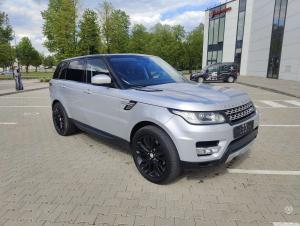 Pelēks Land Rover Range Rover Sport 2015 Kauņa, ar dzinēja tilpumu 2.99 L un nobraukumu 181 tūkst. km par 11700 €, foto  vietnē AUTOMOTO.COM.LV