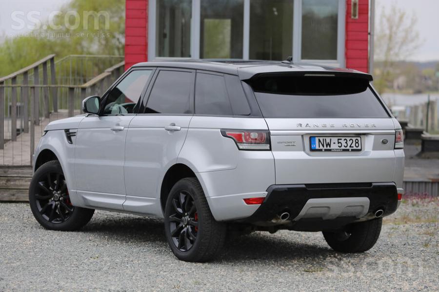 Pelēks Land Rover Range Rover Sport 2016 Rīga, ar dzinēja tilpumu 3.00 L un nobraukumu 157 tūkst. km par 18500 €, foto 4 vietnē AUTOMOTO.COM.LV