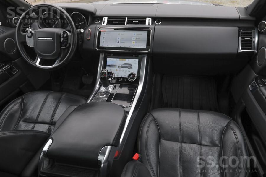 Pelēks Land Rover Range Rover Sport 2016 Rīga, ar dzinēja tilpumu 3.00 L un nobraukumu 157 tūkst. km par 18500 €, foto 7 vietnē AUTOMOTO.COM.LV