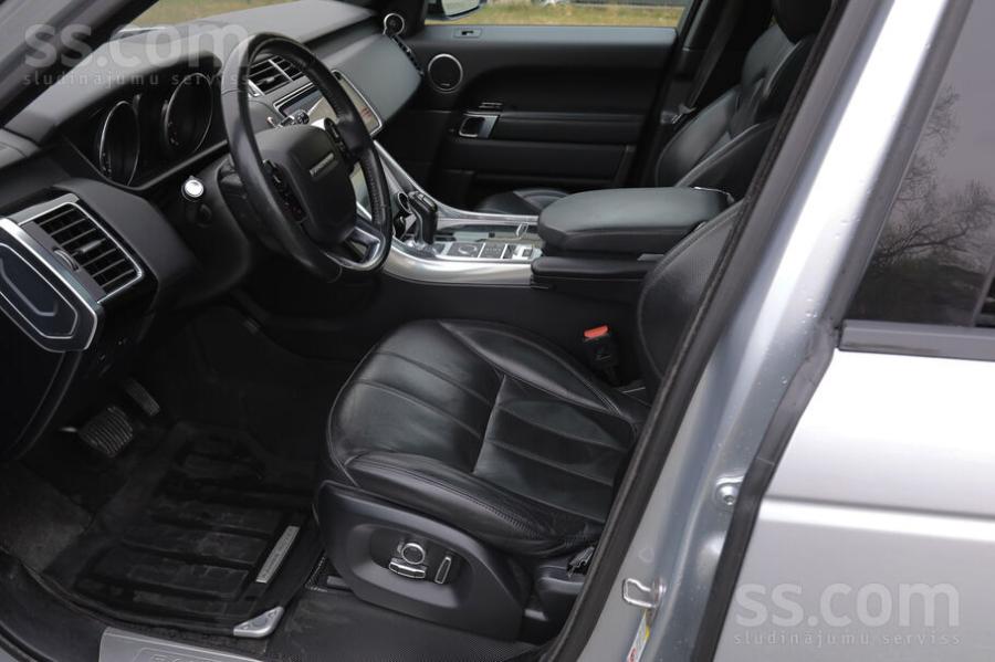 Pelēks Land Rover Range Rover Sport 2016 Rīga, ar dzinēja tilpumu 3.00 L un nobraukumu 157 tūkst. km par 18500 €, foto 8 vietnē AUTOMOTO.COM.LV