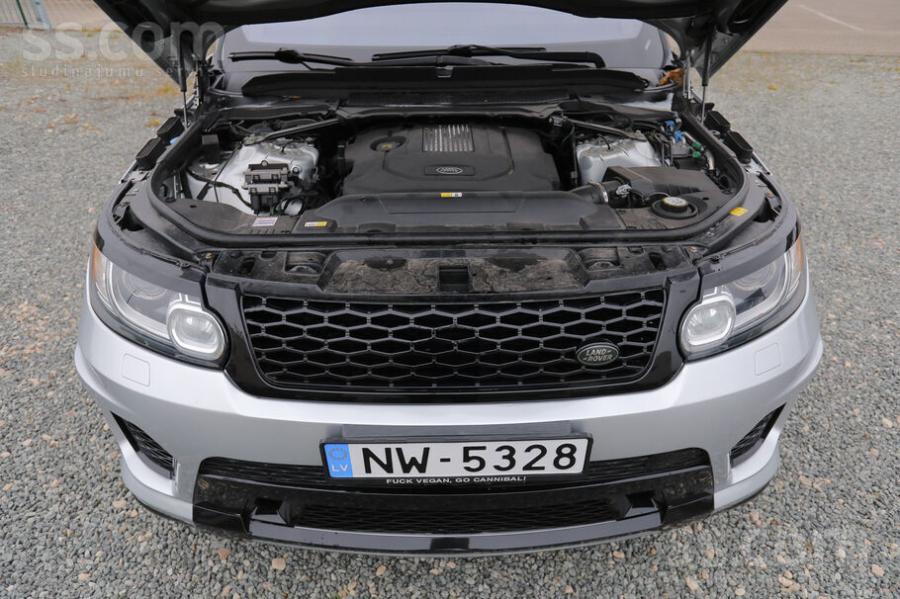 Pelēks Land Rover Range Rover Sport 2016 Rīga, ar dzinēja tilpumu 3.00 L un nobraukumu 157 tūkst. km par 18500 €, foto 25 vietnē AUTOMOTO.COM.LV