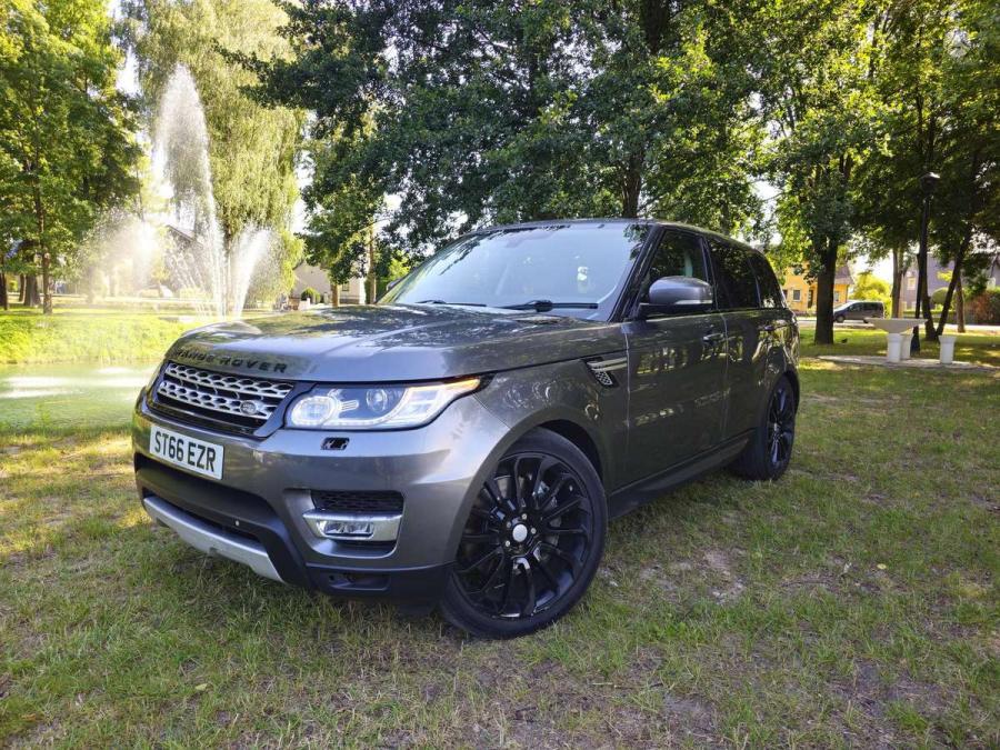 Pelēks Land Rover Range Rover Sport 2016 Kauņa, ar dzinēja tilpumu 2.99 L un nobraukumu 200 tūkst. km par 9200 €, foto 1 vietnē AUTOMOTO.COM.LV