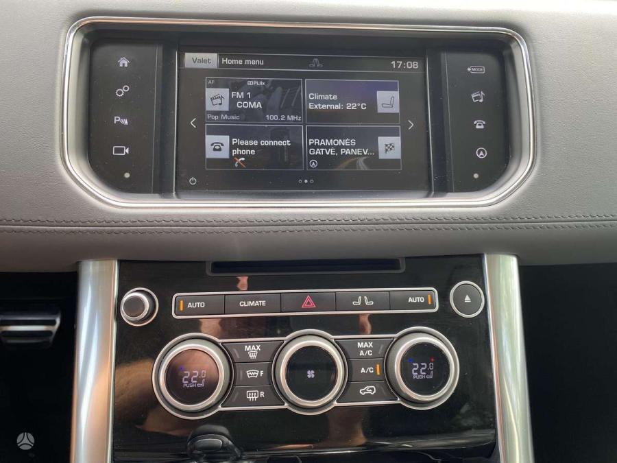 Pelēks Land Rover Range Rover Sport 2016 Panevēža, ar dzinēja tilpumu 4.37 L un nobraukumu 193 tūkst. km par 19200 €, foto 25 vietnē AUTOMOTO.COM.LV