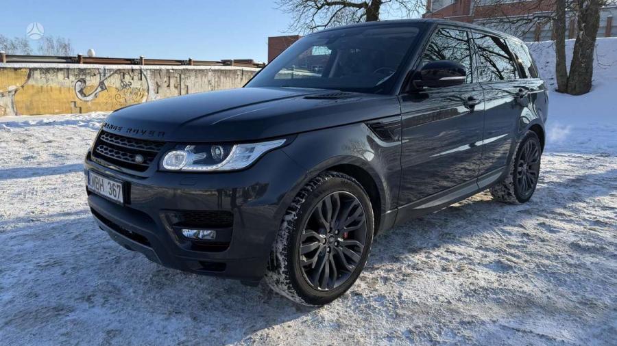 Grey Land Rover Range Rover Sport 2017 in Panevezys, with an engine capacity of 2.99 L and mileage of 197 thousand km for 22300 €, photo 1 on AUTOMOTO.COM.LV