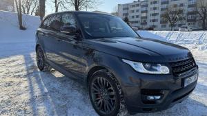 Grey Land Rover Range Rover Sport 2017 in Panevezys, with an engine capacity of 2.99 L and mileage of 197 thousand km for 22300 €, photo 3 on AUTOMOTO.COM.LV