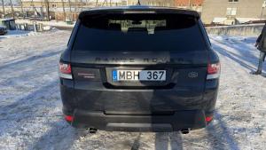 Grey Land Rover Range Rover Sport 2017 in Panevezys, with an engine capacity of 2.99 L and mileage of 197 thousand km for 22300 €, photo 5 on AUTOMOTO.COM.LV