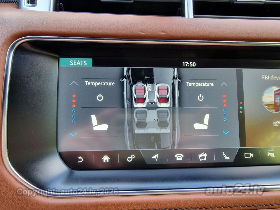 Pelēks Land Rover Range Rover Sport 2017 Tallina, ar dzinēja tilpumu 3.00 L un nobraukumu 162 tūkst. km par 27900 €, foto 20 vietnē AUTOMOTO.COM.LV
