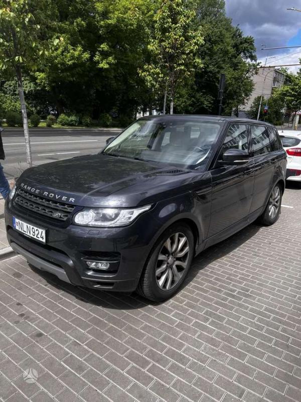 Pelēks Land Rover Range Rover Sport 2017 Viļņa, ar dzinēja tilpumu 3.00 L un nobraukumu 172 tūkst. km par 18000 €, foto 1 vietnē AUTOMOTO.COM.LV