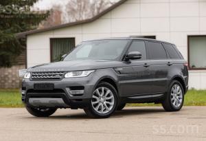 Grey Land Rover Range Rover Sport 2018 in Riga, with an engine capacity of 2.00 L and mileage of 240 thousand km for 21500 €, photo 3 on AUTOMOTO.COM.LV