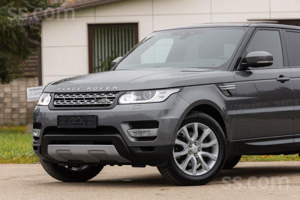 Grey Land Rover Range Rover Sport 2018 in Riga, with an engine capacity of 2.00 L and mileage of 240 thousand km for 21500 €, photo 4 on AUTOMOTO.COM.LV
