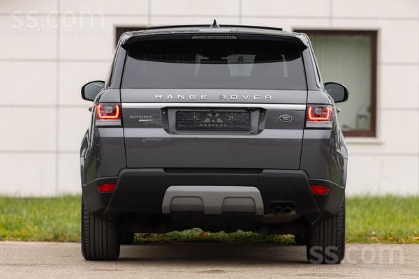 Grey Land Rover Range Rover Sport 2018 in Riga, with an engine capacity of 2.00 L and mileage of 240 thousand km for 21500 €, photo 6 on AUTOMOTO.COM.LV