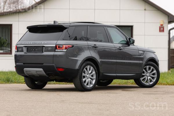 Grey Land Rover Range Rover Sport 2018 in Riga, with an engine capacity of 2.00 L and mileage of 240 thousand km for 21500 €, photo 8 on AUTOMOTO.COM.LV