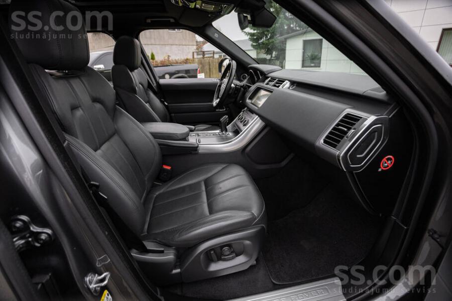 Grey Land Rover Range Rover Sport 2018 in Riga, with an engine capacity of 2.00 L and mileage of 240 thousand km for 21500 €, photo 31 on AUTOMOTO.COM.LV