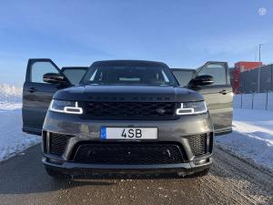 Pelēks Land Rover Range Rover Sport 2018 Telšiai, ar dzinēja tilpumu 2.99 L un nobraukumu 152 tūkst. km par 32700 €, foto  vietnē AUTOMOTO.COM.LV