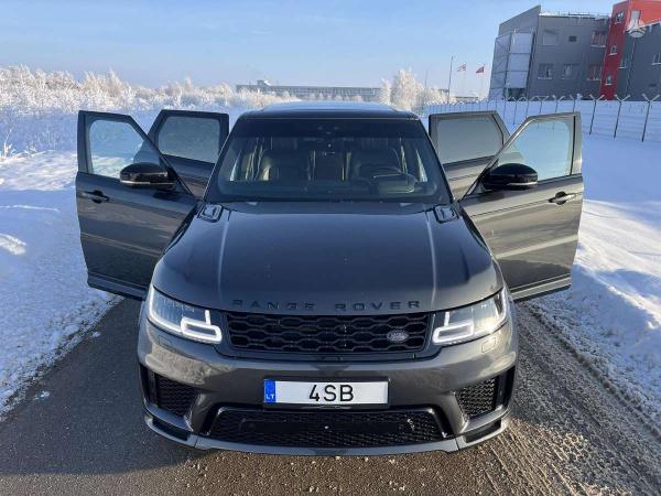 Grey Land Rover Range Rover Sport 2018 in Telschi, with an engine capacity of 2.99 L and mileage of 152 thousand km for 32700 €, photo 3 on AUTOMOTO.COM.LV