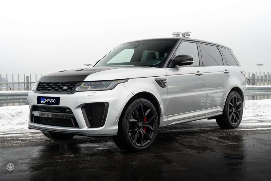 Pelēks Land Rover Range Rover Sport 2018 Viļņa, ar dzinēja tilpumu 5.00 L un nobraukumu 205 tūkst. km par 39990 €, foto 1 vietnē AUTOMOTO.COM.LV