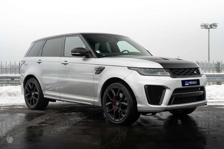 Pelēks Land Rover Range Rover Sport 2018 Viļņa, ar dzinēja tilpumu 5.00 L un nobraukumu 205 tūkst. km par 39990 €, foto 3 vietnē AUTOMOTO.COM.LV