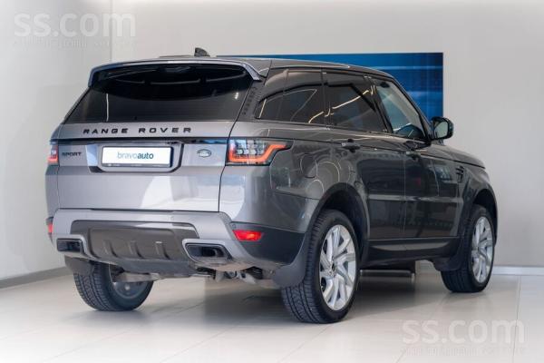 Grey Land Rover Range Rover Sport 2018 in Riga, with an engine capacity of 3.00 L and mileage of 53 thousand km for 27990 €, photo 4 on AUTOMOTO.COM.LV