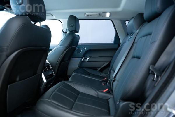 Grey Land Rover Range Rover Sport 2018 in Riga, with an engine capacity of 3.00 L and mileage of 53 thousand km for 27990 €, photo 10 on AUTOMOTO.COM.LV