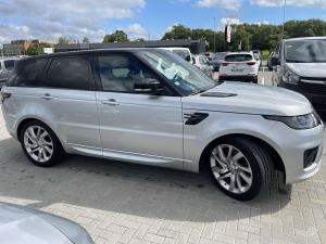 Grey Land Rover Range Rover Sport 2018 in Taurage, with an engine capacity of 5.00 L and mileage of 229 thousand km for 25500 €, photo 6 on AUTOMOTO.COM.LV