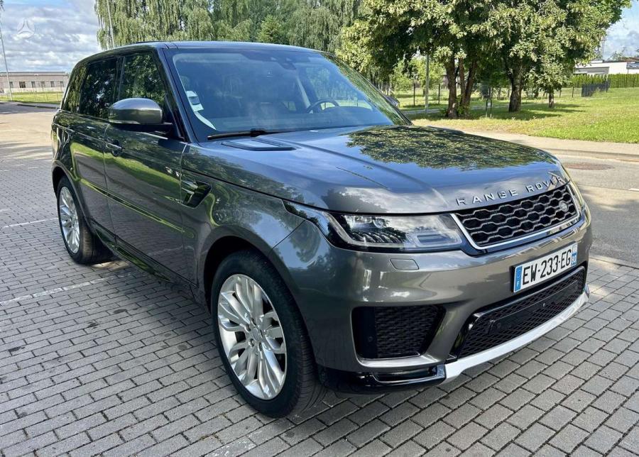 Grey Land Rover Range Rover Sport 2018 in Taurage, with an engine capacity of 2.00 L and mileage of 140 thousand km for 20700 €, photo 6 on AUTOMOTO.COM.LV