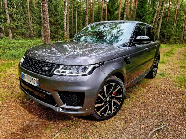 Pelēks Land Rover Range Rover Sport 2018 Tauragė, ar dzinēja tilpumu 2.00 L un nobraukumu 220 tūkst. km par 26700 €, foto 1 vietnē AUTOMOTO.COM.LV