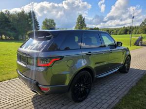 Grey Land Rover Range Rover Sport 2018 in Telschi, with an engine capacity of 2.99 L and mileage of 218 thousand km for 23500 €, photo 10 on AUTOMOTO.COM.LV