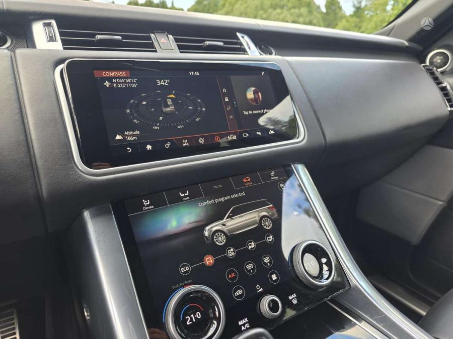 Grey Land Rover Range Rover Sport 2018 in Telschi, with an engine capacity of 2.99 L and mileage of 218 thousand km for 23500 €, photo 41 on AUTOMOTO.COM.LV