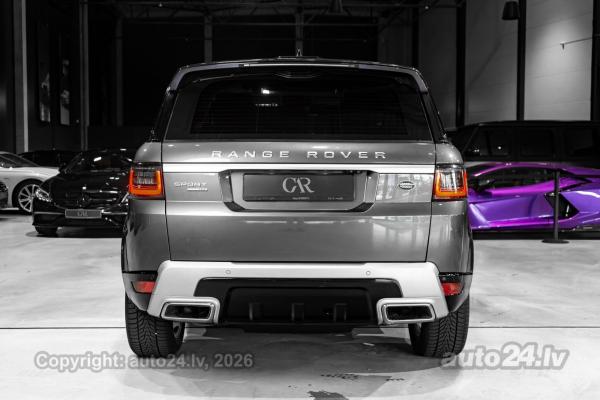 Grey Land Rover Range Rover Sport 2018 in Riga, with an engine capacity of 3.00 L and mileage of 47 thousand km for 34900 €, photo 6 on AUTOMOTO.COM.LV