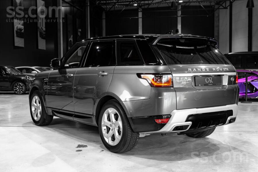 Pelēks Land Rover Range Rover Sport 2018 Rīga, ar dzinēja tilpumu 3.00 L un nobraukumu 47 tūkst. km par 34900 €, foto 7 vietnē AUTOMOTO.COM.LV