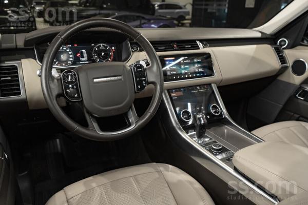 Pelēks Land Rover Range Rover Sport 2018 Rīga, ar dzinēja tilpumu 3.00 L un nobraukumu 47 tūkst. km par 34900 €, foto 11 vietnē AUTOMOTO.COM.LV