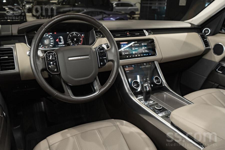 Pelēks Land Rover Range Rover Sport 2018 Rīga, ar dzinēja tilpumu 3.00 L un nobraukumu 47 tūkst. km par 34900 €, foto 11 vietnē AUTOMOTO.COM.LV