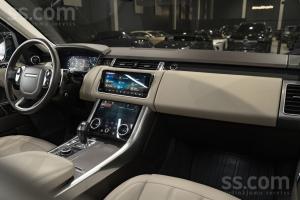 Pelēks Land Rover Range Rover Sport 2018 Rīga, ar dzinēja tilpumu 3.00 L un nobraukumu 47 tūkst. km par 34900 €, foto 13 vietnē AUTOMOTO.COM.LV