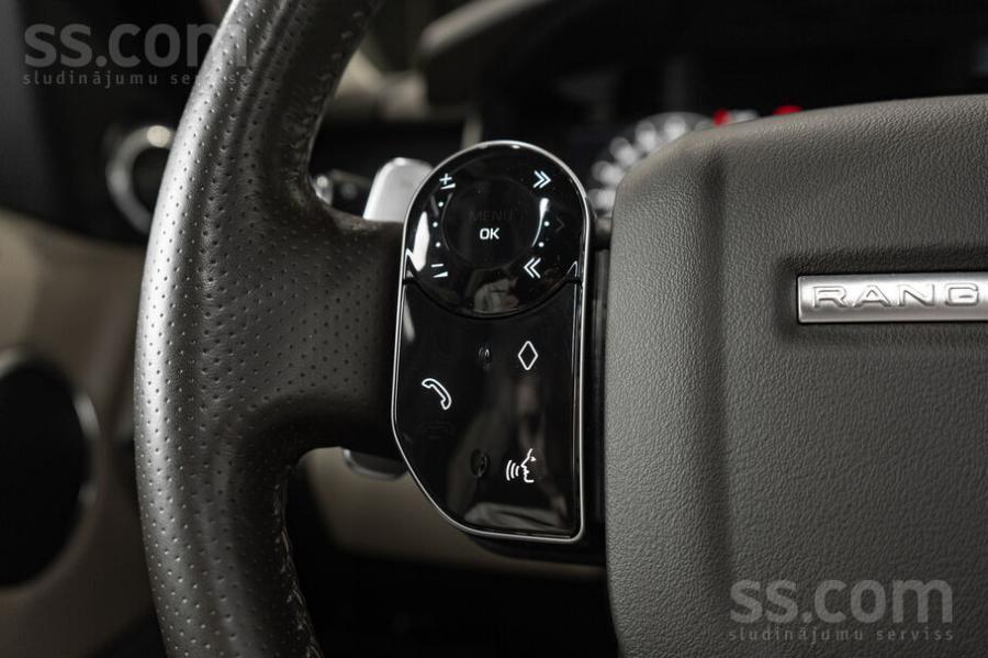 Pelēks Land Rover Range Rover Sport 2018 Rīga, ar dzinēja tilpumu 3.00 L un nobraukumu 47 tūkst. km par 34900 €, foto 22 vietnē AUTOMOTO.COM.LV