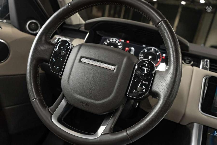 Grey Land Rover Range Rover Sport 2018 in Riga, with an engine capacity of 2.99 L and mileage of 47 thousand km for 34900 €, photo 21 on AUTOMOTO.COM.LV