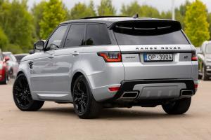 Grey Land Rover Range Rover Sport 2019 in Jelgava, with an engine capacity of 3.00 L and mileage of 321 thousand km for 21500 €, photo 7 on AUTOMOTO.COM.LV
